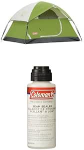 Amazon.com: Coleman Sundome 2-Person Dome Tent, Green with Seam Sealer ...