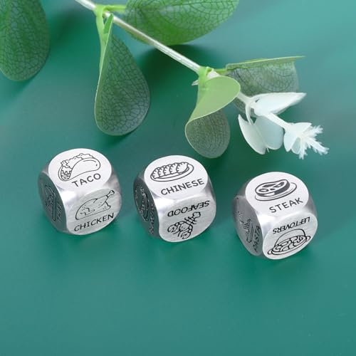 3 Pc Food Dice Food Decision Dice for Couple Food Dice Game Food Dice ...