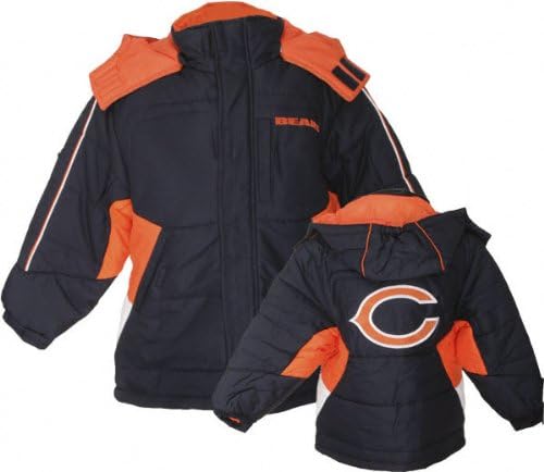 Amazon.com: Chicago Bears Kids (4-7) Heavyweight Bubble Jacket - Small ...