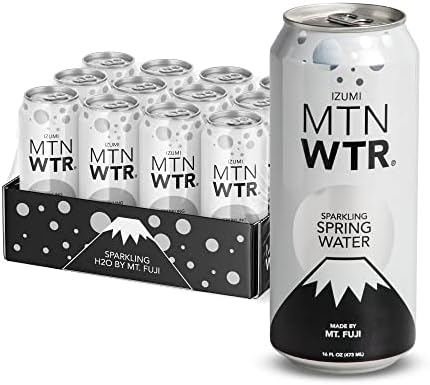 MTN WTR, Sparkling Spring Water, by Mt. Fuji, 16oz 12pk price in UAE ...