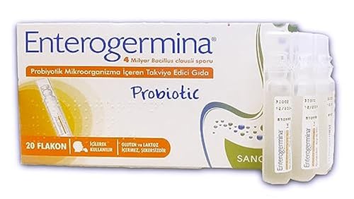 Enterogermina Adult Probiotic 4 Billion CFU 5mL 20 Count (contains the ...