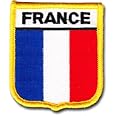 Amazon.com: Flagline France - Country Shield Patch: Garden & Outdoor