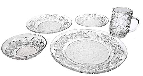 Amazon.com | Vintage Princess House Crystal Fantasia 5-Piece Place ...