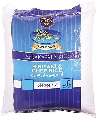 Uncle J's Triple Deer Jeerakasala Biriyani & Ghee Rice 2 kg price in ...