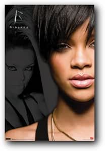 Amazon.com: Rihanna Poster Collage 24x36 Sexy Umbrella Singer 5171 ...