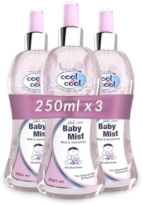 Cool & Cool Baby Mist Cologne 250Ml (Pack of 3) Alcohol Free,Paraben ...