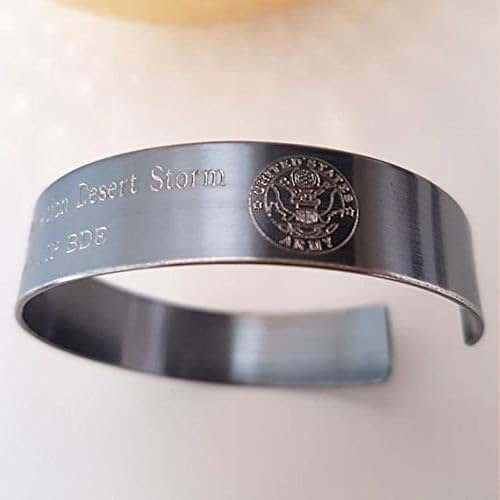 Amazon.com: POW bracelet - Custom Pow Mia bracelet - Veterans Memorial ...