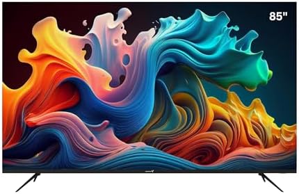 Videocon 85 Inch Edgeless 4K UHD Official Google Tv with Hey Google ...