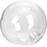 DOITOOL G9 Globe Glass Lamp Shade Clear Threaded Dome Lampshade Light ...
