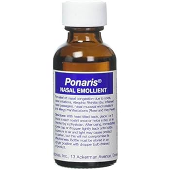 Amazon.com: Ponaris Nasal Emollient 1 oz (Pack of 4): Health & Personal ...