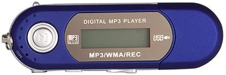 Mini Reproductor MP3 Azul 8GB FM Radio Grabadora De Voz Player: Amazon ...