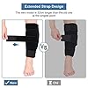 Upgraded Calf Support Brace, Compression Shin Splint with Lengthened ...