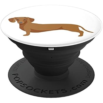 Amazon.com: Dachshund Dog Pop Socket Phone Holder Doxie - PopSockets ...