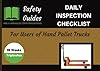 Hand Pallet Truck Daily Inspection Checklist: Daily Inspection Logbook ...