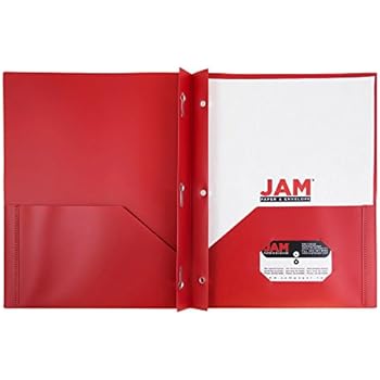 Amazon.com : Ultra Pro - 10 Pack, Red 2-Pocket Folder with Clear ...