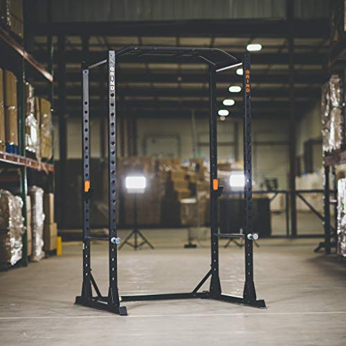 GRIND FITNESS Alpha3000 Power Rack, Squat Rack with Barbell Holder ...