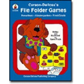 Carson Dellosa S File Folder Games Preschool Kindergarten First Grade