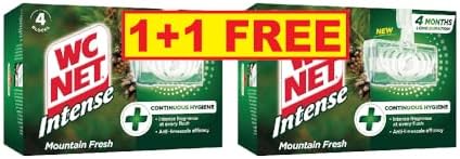 WC NET Toilet Blocks, Intense Mountain Fresh, Pack of 2 (8 Pieces) price in Saudi Arabia ...