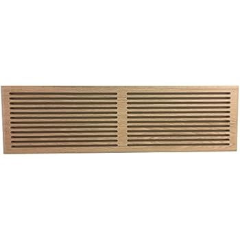 Classic Aire Wood Floor Vent Red Oak Unfinished Rabbeted Supply Air 4 X ...