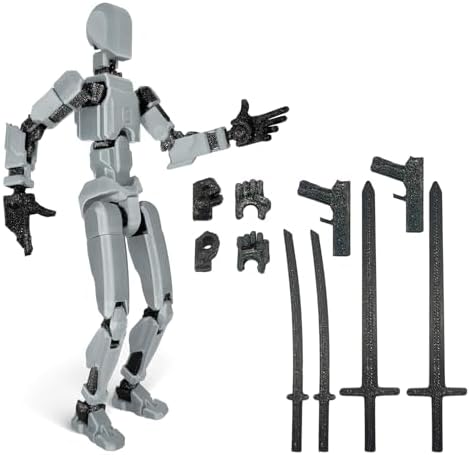 سعر xinrongda T13 Action Figures, Multi-Jointed Movable Robot 3D ...