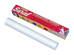 Saral Wax-Free Transfer Paper, 12-1/2 Inches X 12 Feet, White on ...