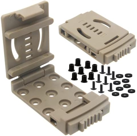 2 Pack Combat Belt Clip Utility EDC Belt Clip Outdoor Loops Camping ...