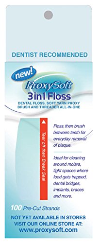 Buy ProxySoft 3-in-1 Dental Floss for Optimal Teeth Flossing - 5 Packs ...