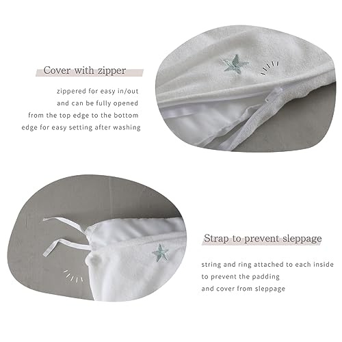 PUPPAPUPO Washable Baby futon Set, Mini Size 23.6" x 35.4" | Pricepulse