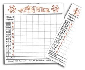 Amazon.com: Spinner Score Pad: Toys & Games