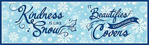 Amazon.com: Kindness is Like Snow Inspirational Quote Sign with ...