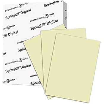 Amazon.com : Springhill Ivory Colored Paper, 28lb Copy Paper, 104 gsm ...