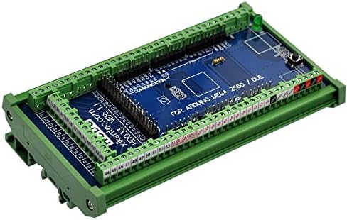 DIN Rail Mount Pinout Breakout Terminal Block Module for Arduino MEGA ...