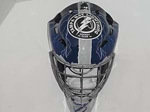 Amazon.com: Ben Bishop Signed Full-size Tampa Bay Lightning Goalie Mask ...