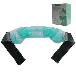 Amazon.com: Ice Pack for Head, Cold Hot Therapy for Forehead Gel Bead ...
