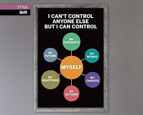 Amazon.com: I Can't Control Anyone Else But Myself Therapy Poster ...