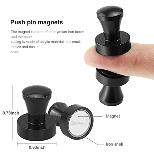 Ant Mag Metal Magnet Push Pins 12 Pack Refrigerator Magnetic Push Pin ...