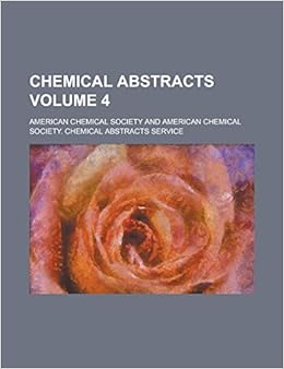 Chemical Abstracts Volume 4: Amazon.co.uk: Society, American Chemical ...