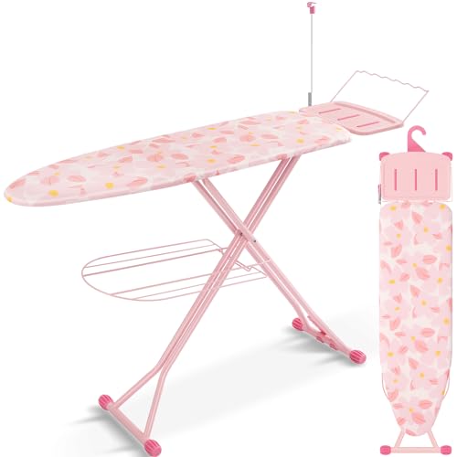 APEXCHASER Ironing Board, Extra Wide Iron Board with Bottom Storage ...