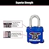 Master Lock 312TRI Laminated Padlock with Key & Thermoplastic Shell ...