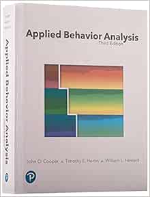 Applied Behavior Analysis: Cooper, John, Heron, Timothy, Heward ...
