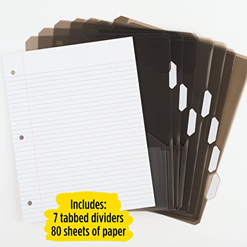 Five Star Flex Hybrid NoteBinder, 1-1/2 Inch Binder With Tabs, Notebook ...