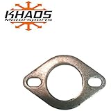 Amazon.com: 2" Universal Mild Steel Flange Exhaust Pipe 2 bolt oval Cat ...