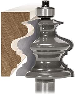 MLCS Molding Plane Profile Router Bit 1/2" Shank - Face Molding Router ...