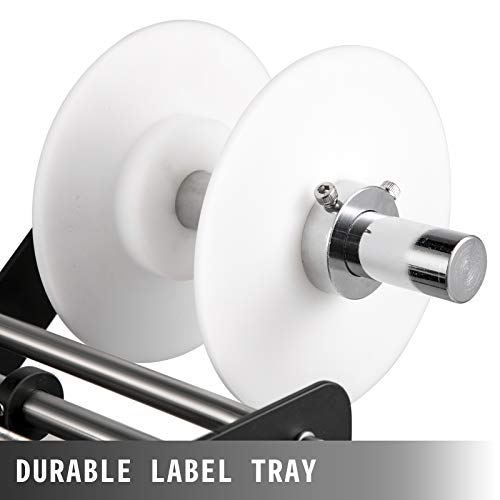 VEVOR MT-30 Round Bottle Labeling Machine, Manual Label Applicator, 20 ...