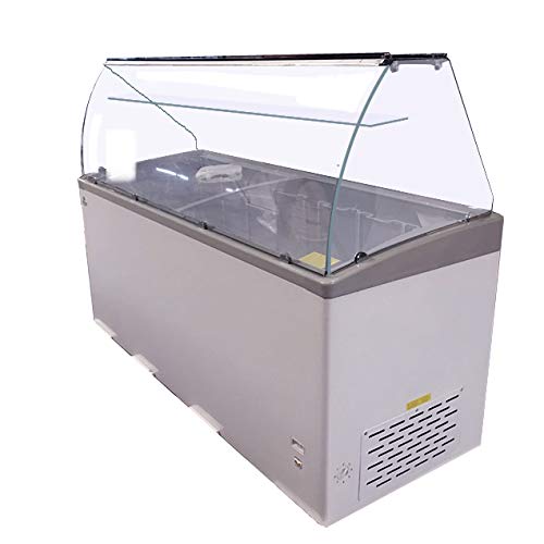 Gelato Freezer Display Case Dipping Cabinet Pan Ice cream showcase ...