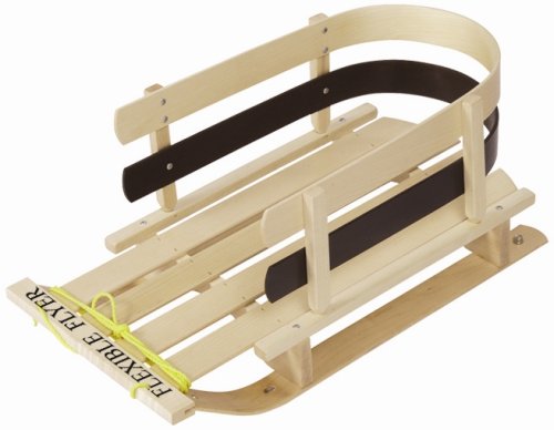 Outdoor Recreation Wooden Pull Sled for Kids Paricon BCL-40 Flexible ...