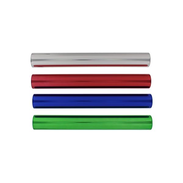 Get Out! Aluminum Relay Running Baton 4-Pack – 12in Metal Baton Sticks ...