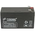 Amazon.com: Tysonic LA-TY-12-1.2 Sealed Lead Acid Rechargeable Battery ...