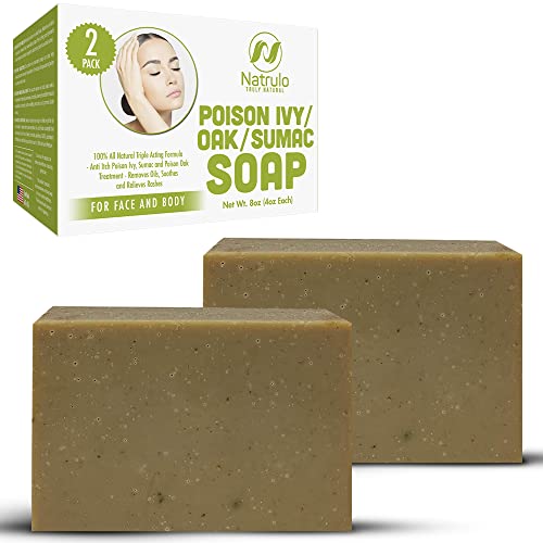 Poison Ivy Soap Bar - All Natural Poison Ivy Treatment - Anti-Itch Skin ...