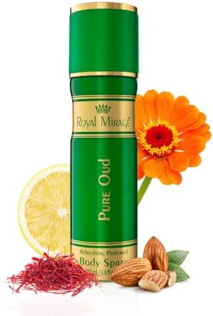 ROYAL MIRAGE BODY SPRAY 200ML PURE OUD price in Saudi Arabia | Amazon ...